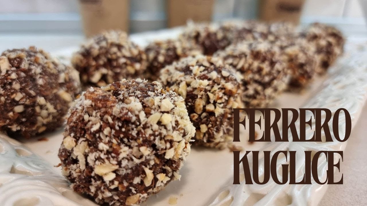 Domaće Ferrero Kuglice: Brzi Recept sa Samo 3 Sastojka - YouTube