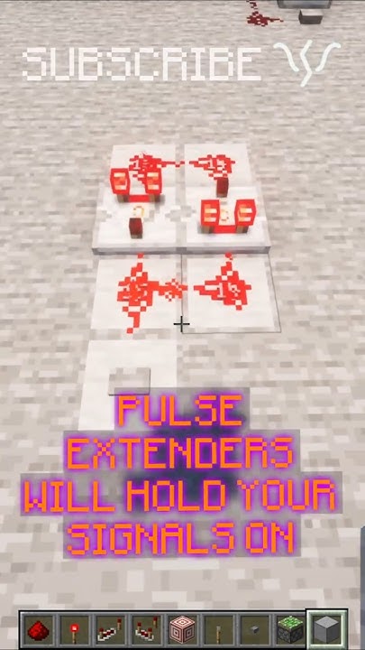 How to use PULSE EXTENDER to HOLD DOORS OPEN LONGER! | Redstone with ...