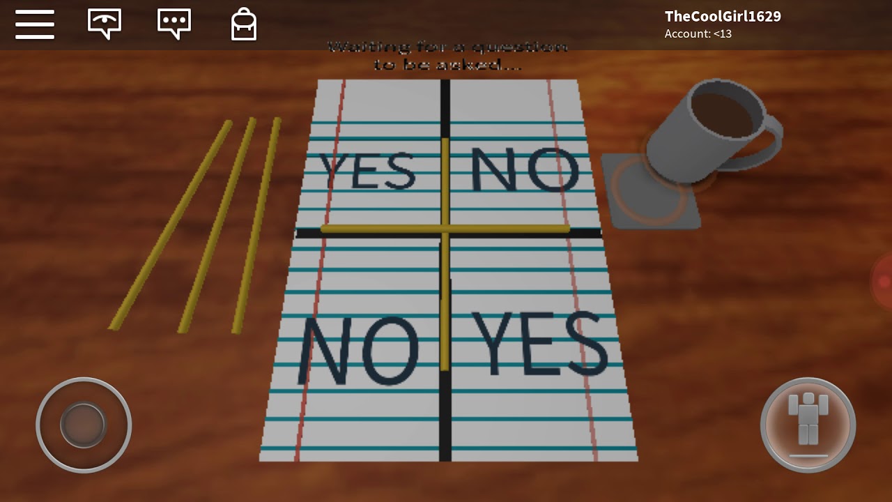 Charlie Charlie Challenge in roblox - YouTube