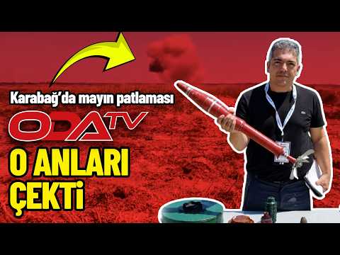 Karabağ'da mayın patlaması... Odatv o anları çekti