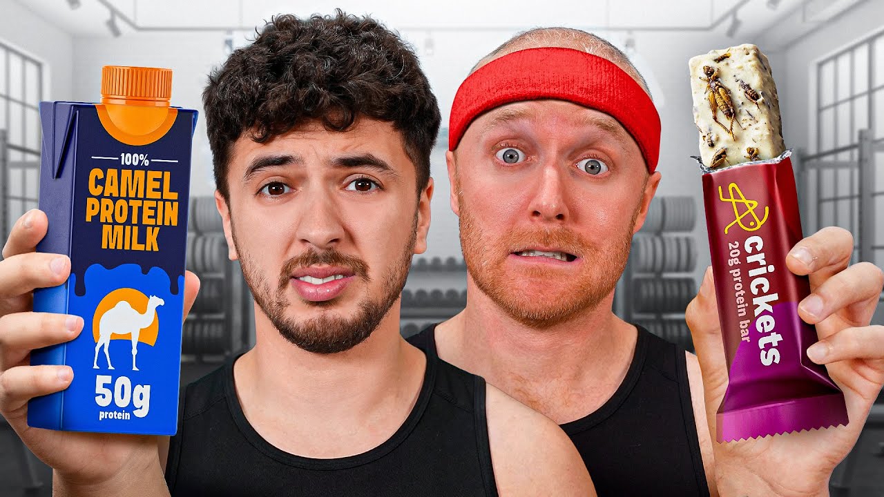 We Tried the Worlds Weirdest Protein Snacks! - YouTube