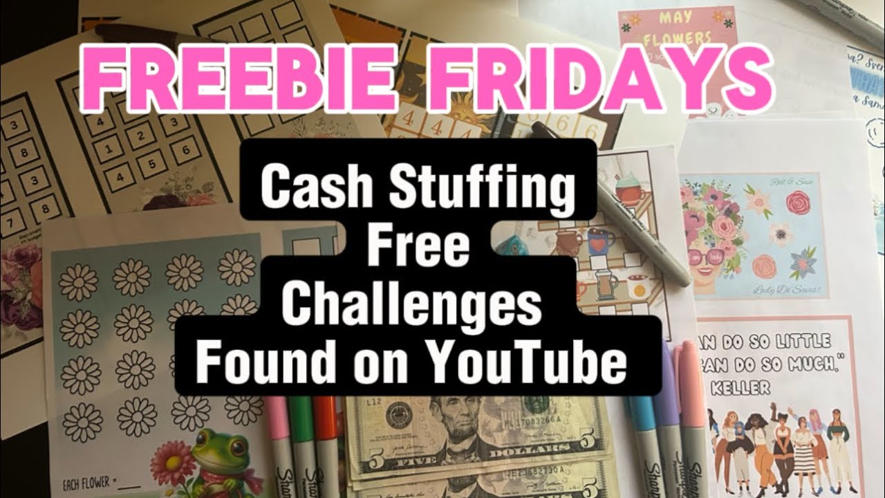 Cash Stuffing $37 | Free Savings Challenges by Awesome Content Creators ...