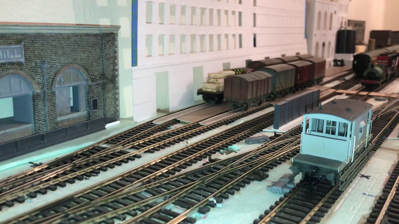 Oo scale Ruston 48DS doing some shunting at benwell hill goods yard ...