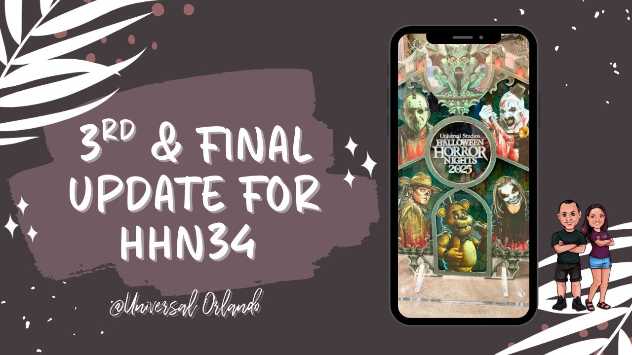 Third and Final HHN34 Update | #hhn34 | Halloween Horror Nights Orlando ...