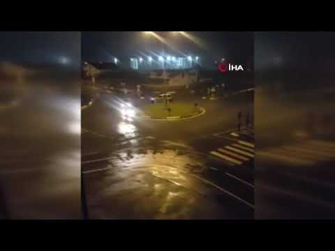 Geceleri kavşakta drift mahalleliyi bıktırdı
