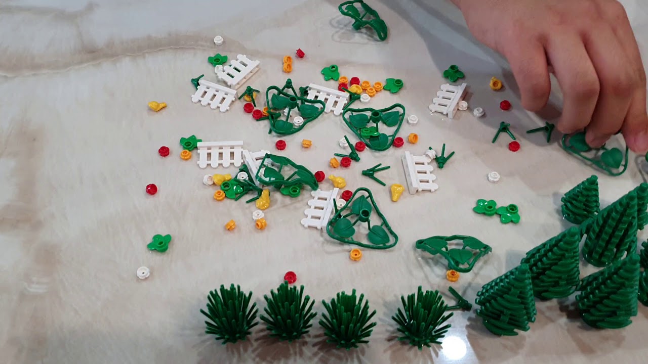 LEGO Xtra Botanical Accessories (x4 Packets) 40310 Speed Build - YouTube
