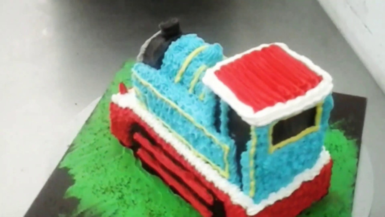 Cara membuat kue berbentuk Thomas and Friends - YouTube