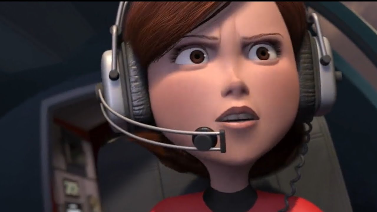 The Incredibles (2004) Aeroplane Scene - YouTube