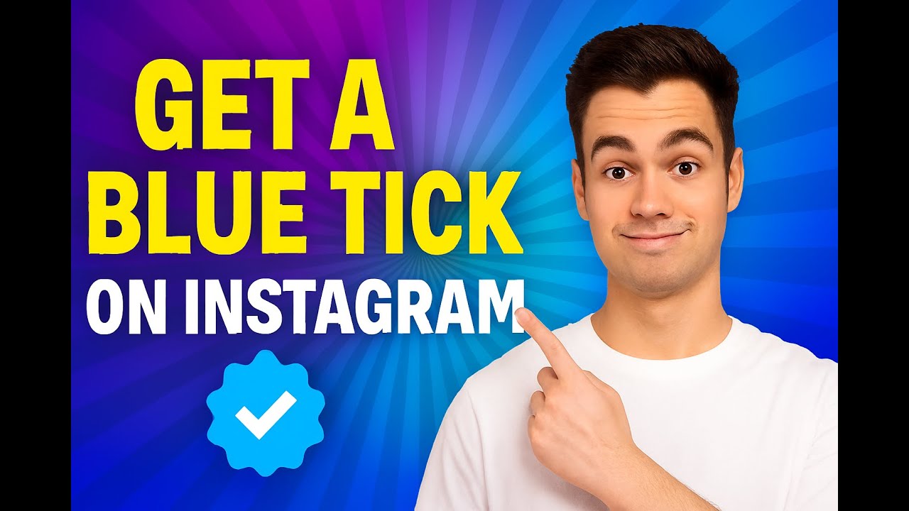 How to get a blue tick on Instagram - YouTube