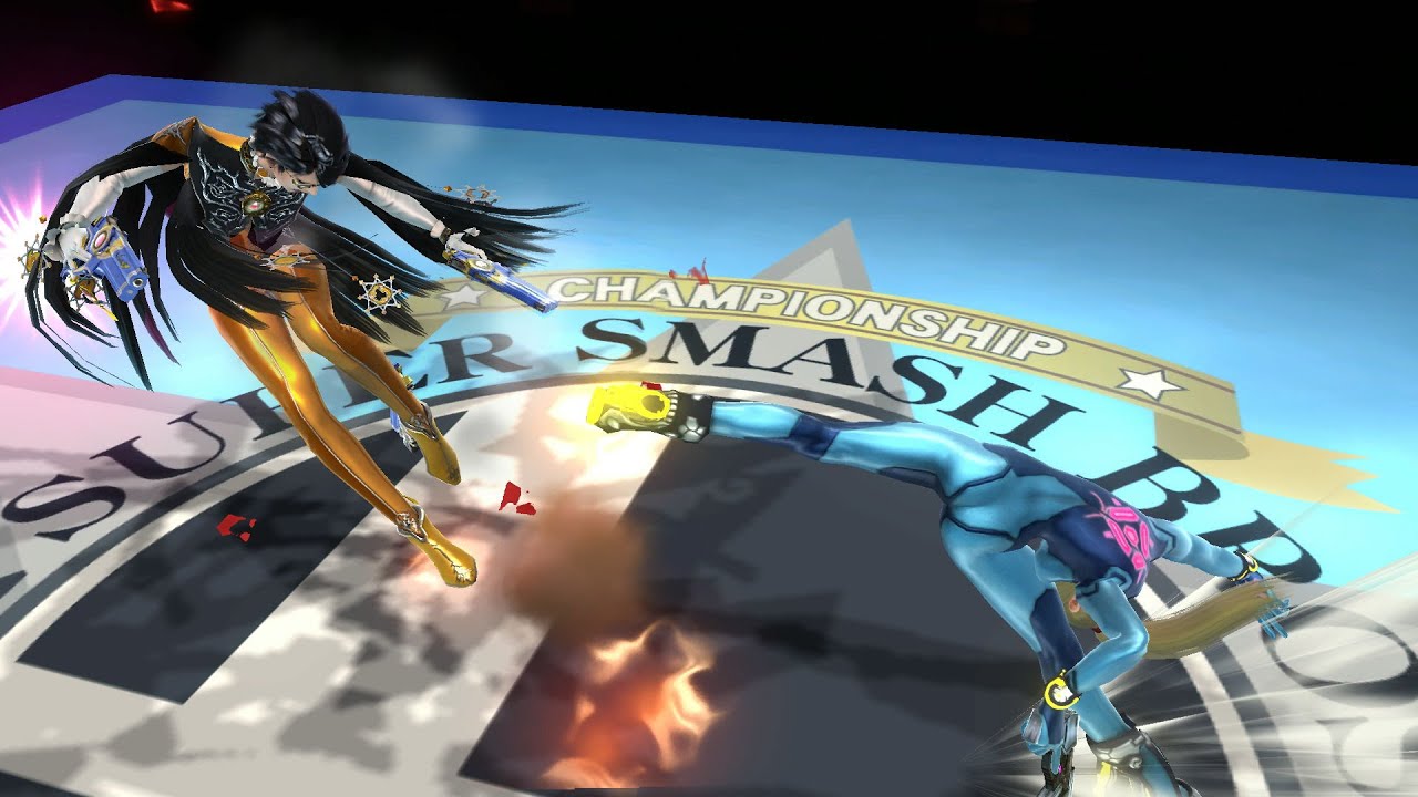 Zero Suit Samus vs Bayonetta- Super Smash Bros Wii U (for glory) - YouTube