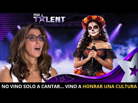 🇲🇽 Salió vestida de Día de Muertos y su versión de La Llorona paralizó el escenario.