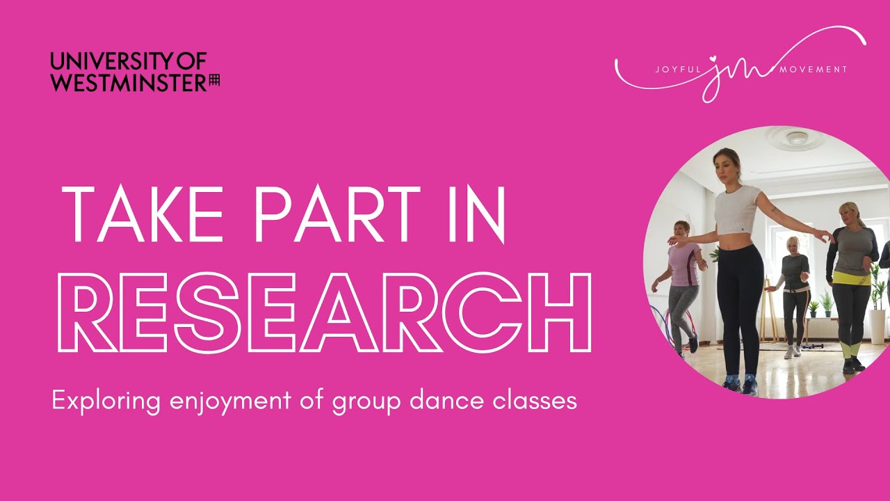 Joyful Movement: Exploring enjoyment of group dance classes - YouTube