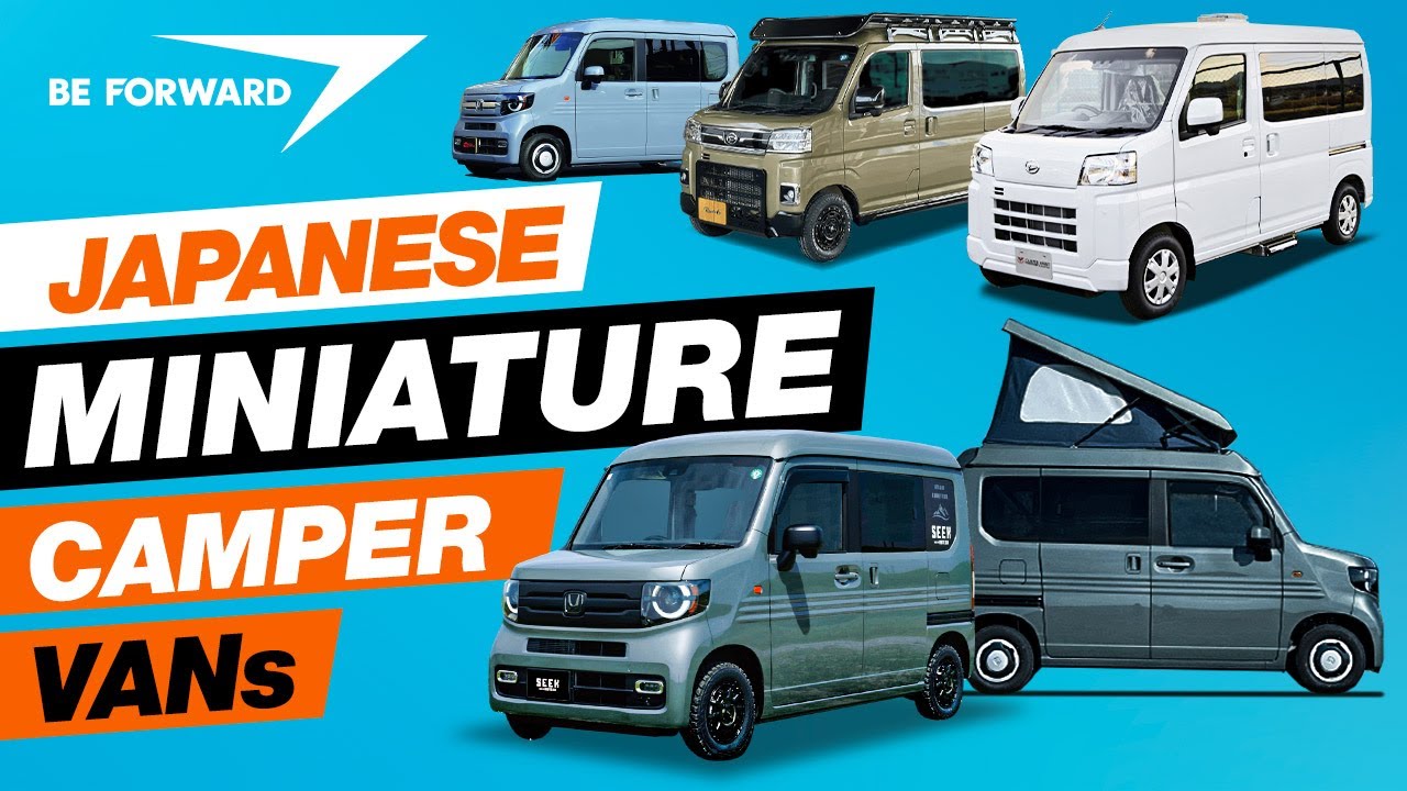 NEW 2025🔥4WD and EV MINI CamperVANs Japanese Kei VAN | BE FORWARD ...