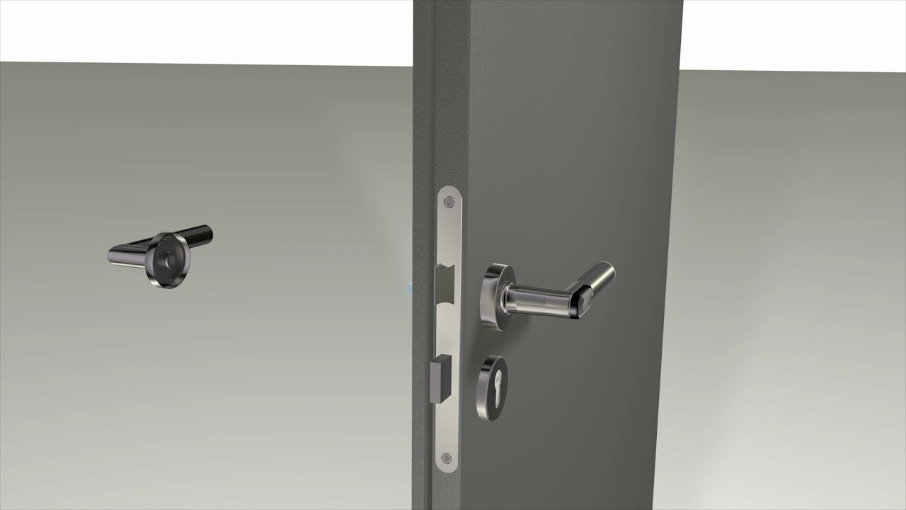 Easy Installation of the Electronic Door Handle - YouTube