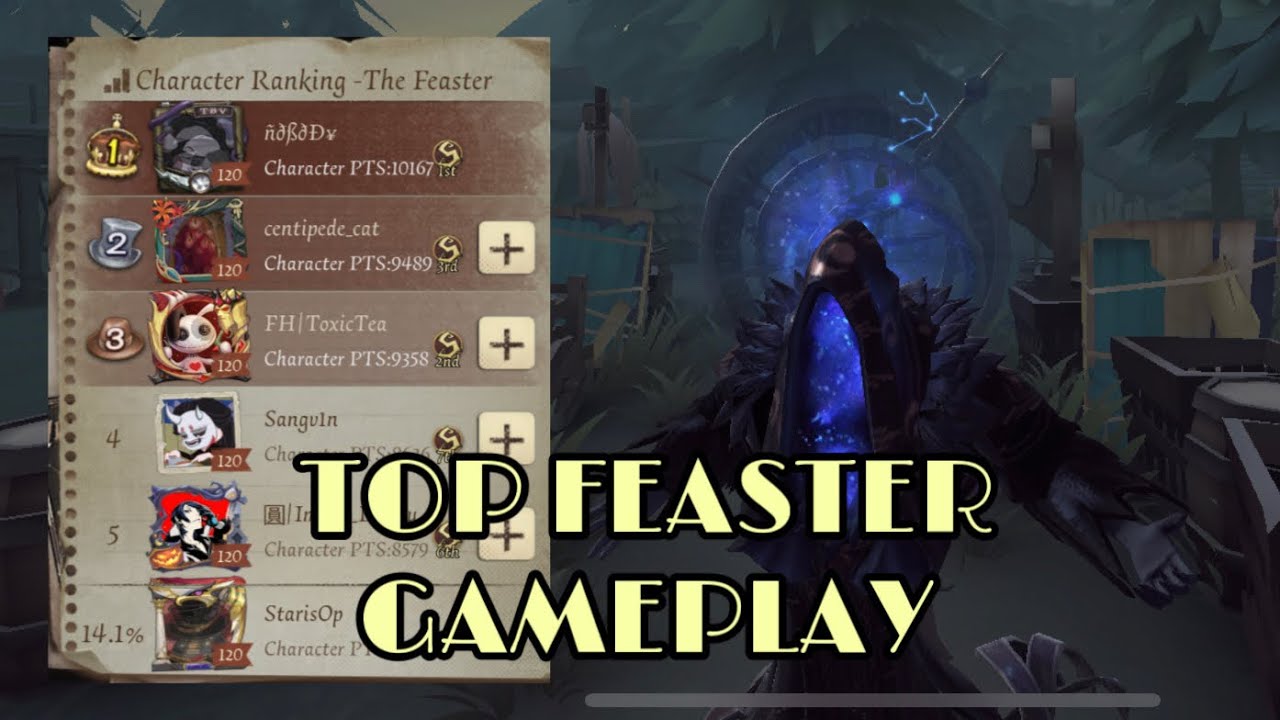 [Identity V] Top Feaster Gameplay Rank Commentary for real this time ...