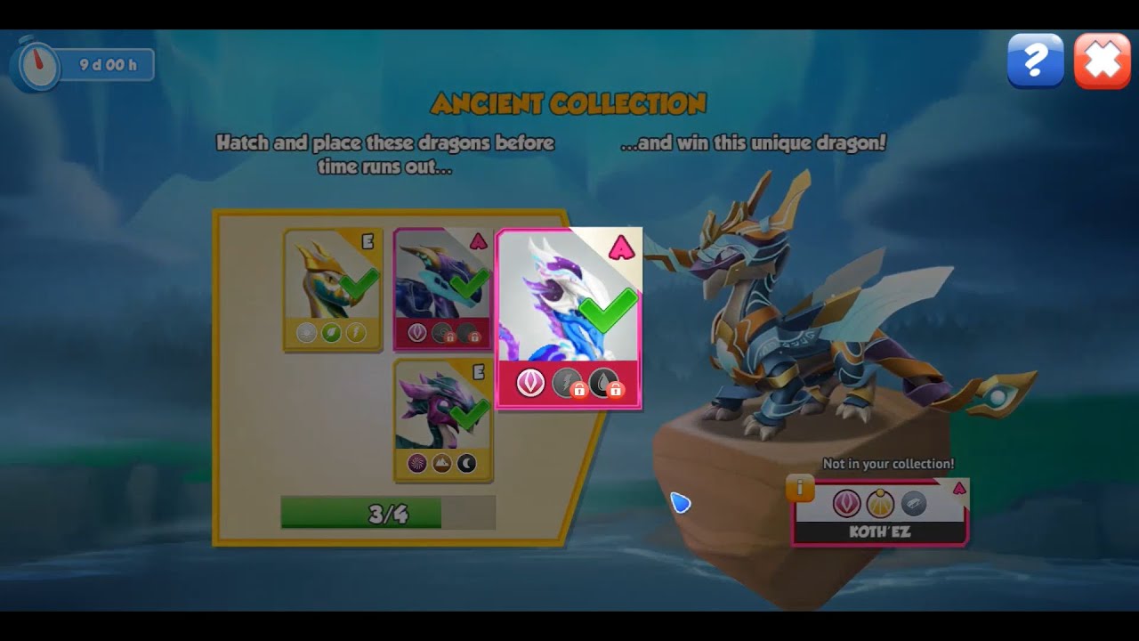 Dragon Mania Legends: Completing the Ancient Collection and Unlocking ...