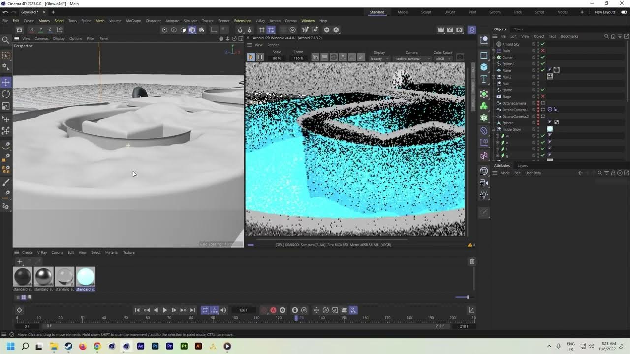 Arnold C4D - How to fix hidden or incorrect geometry problem when ...