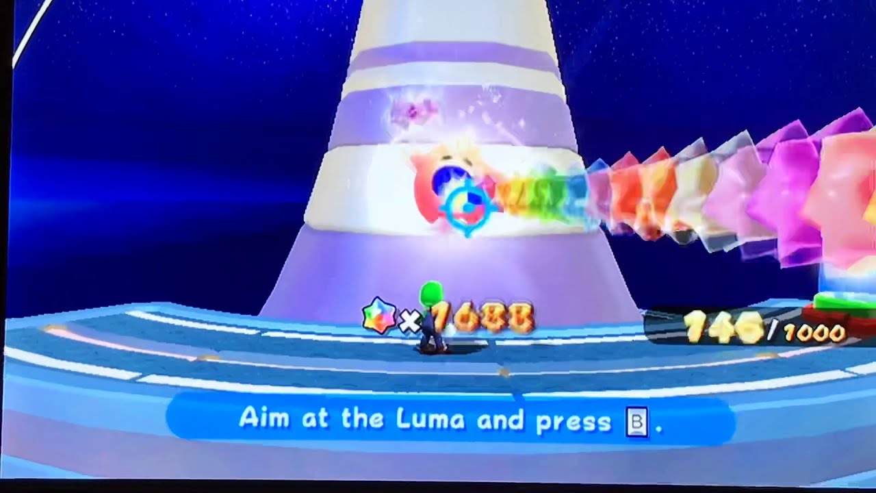 Super Mario Galaxy | Sand Spiral Galaxy | As Luigi - YouTube