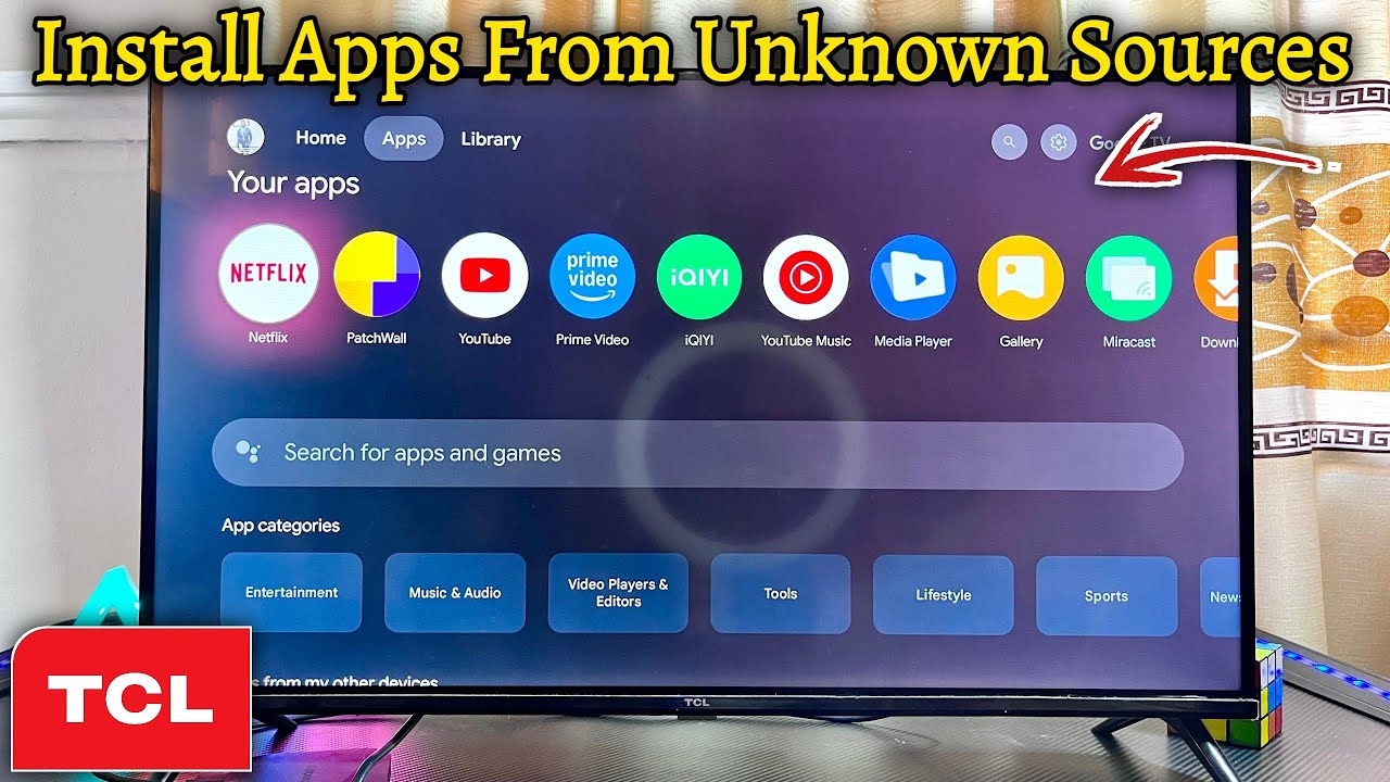 TCL TV: How to Install Apps From Unknown Sources - YouTube