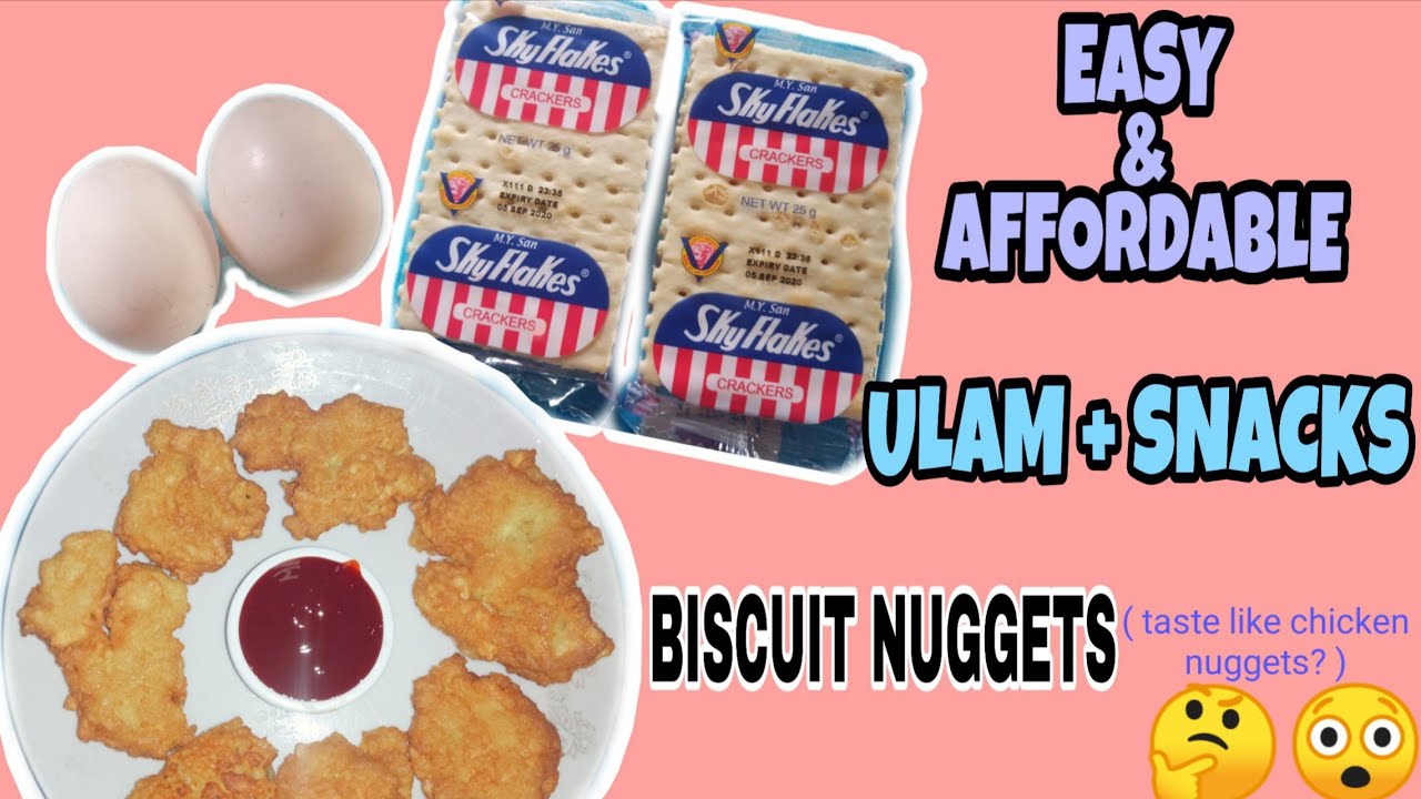 Nugget in a Biscuit/Biscuit and Eggs masarap pala kapag pinagsama ...