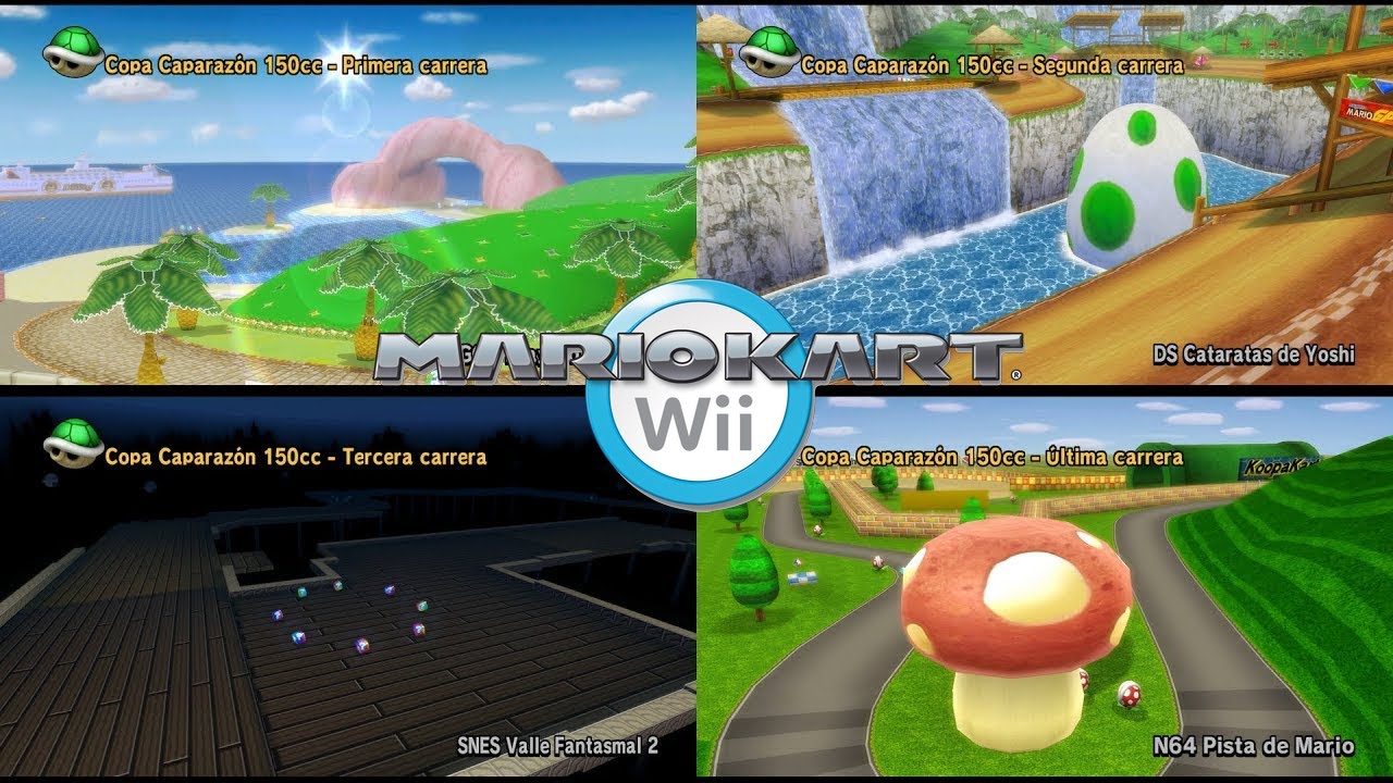 Mario Kart Wii (Wii) (5|8) / Cup 5: Shell Cup [16:9/FHD@60] - YouTube