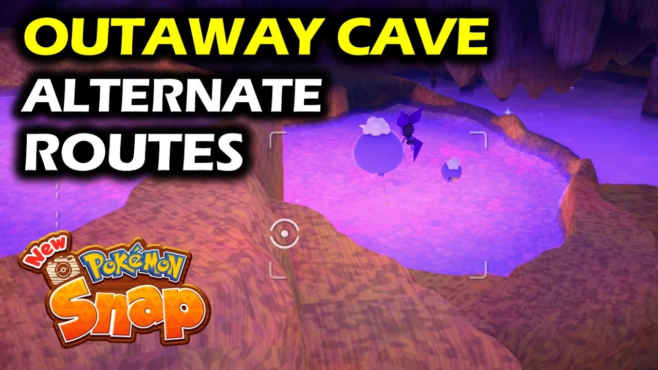 Outaway Cave: All Alternate Routes | New Pokemon Snap Guide ...