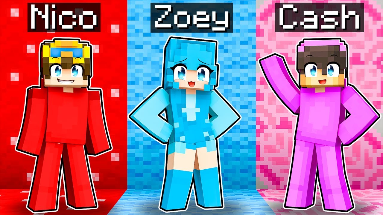 We SWAPPED COLORS In Minecraft! - YouTube