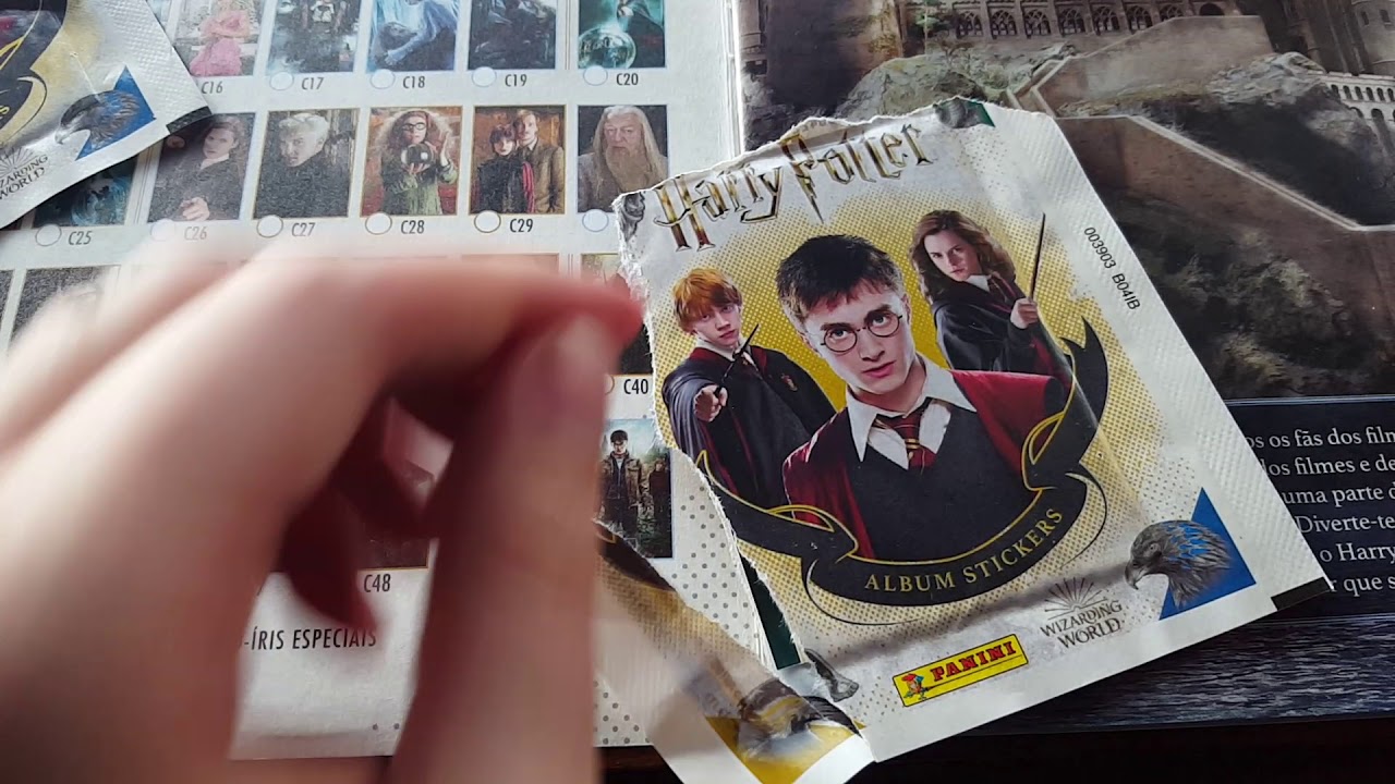 UNBOXING #3 SAQUETAS DE CROMOS HARRY POTTER - YouTube