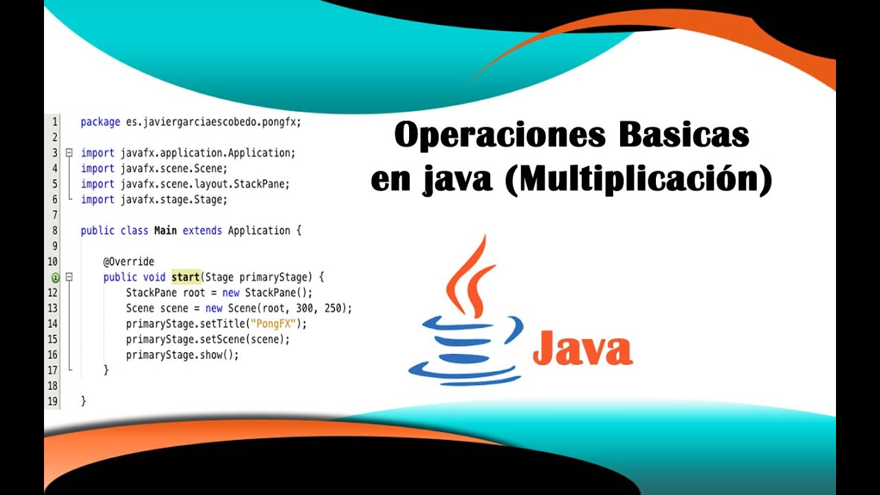 Operaciones Básicas (Multiplicación) en Java. - YouTube