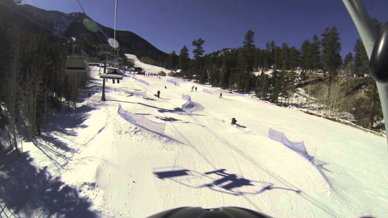 GOPRO HERO3 BEGINNER SNOWBOARDING AT MOUNT CHARLESTON - YouTube