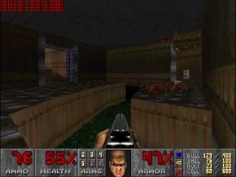 Doom E1M9 - Military Base - UV 100% - YouTube