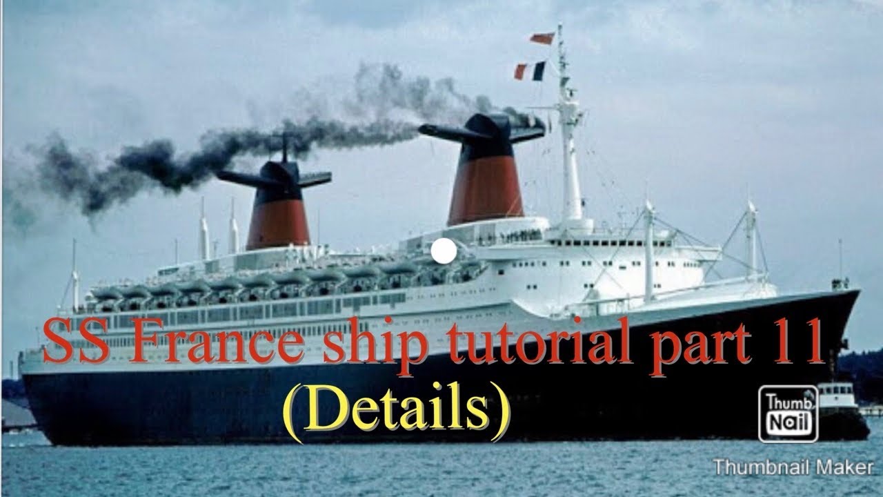 Minecraft SS France ship tutorial part 11 (FINAL PART details) - YouTube