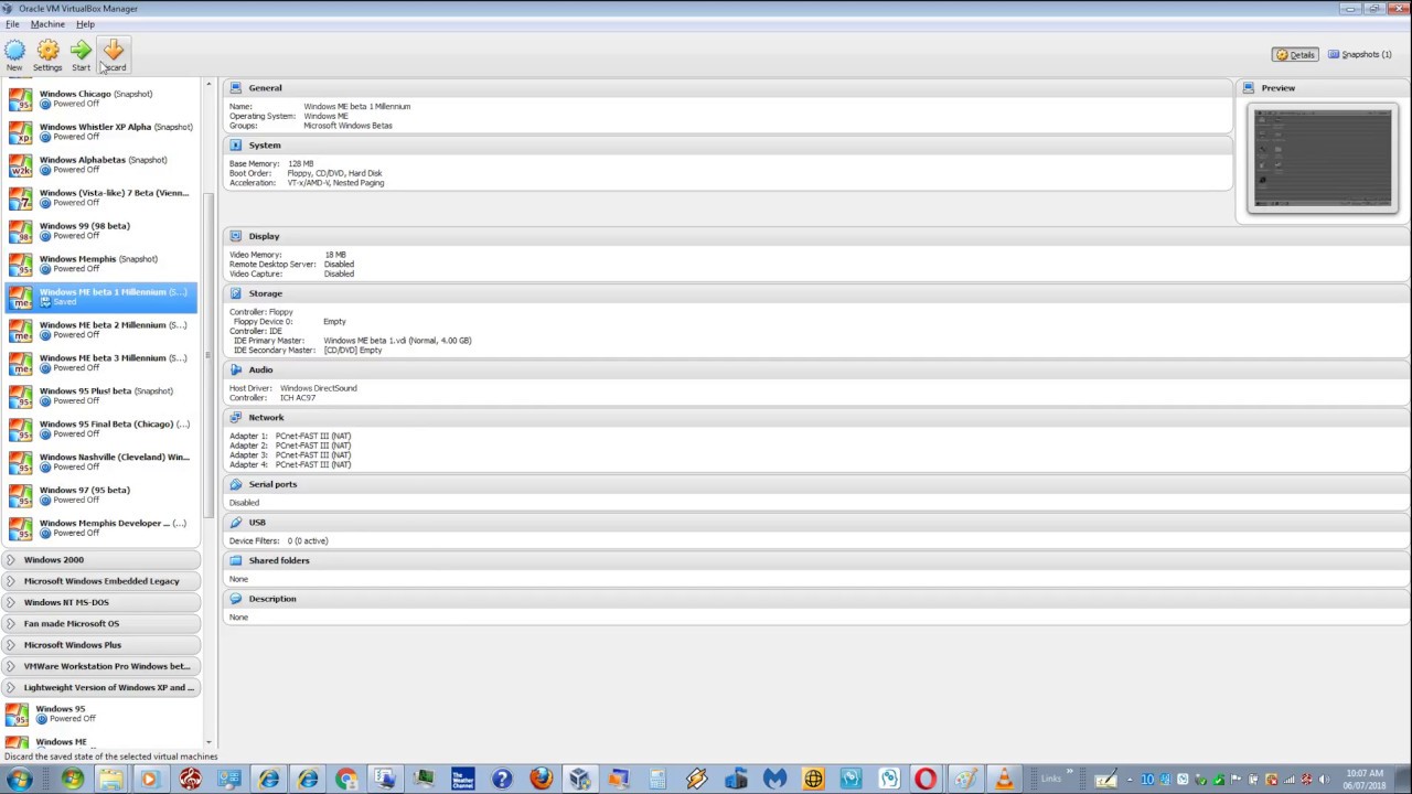 Accessing old version of Windows on Virtual Machine (Oracle Virtualbox ...