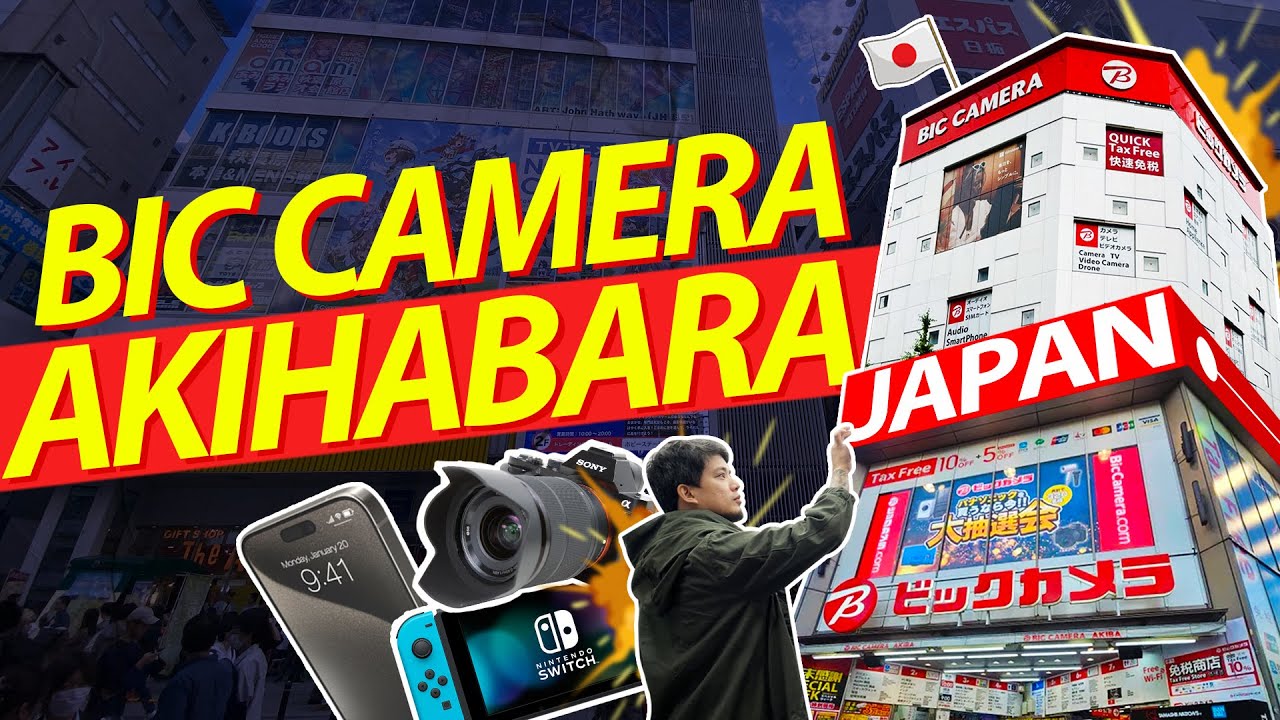 Akihabara BIC Camera | Japan Shopping | Tokyo - YouTube