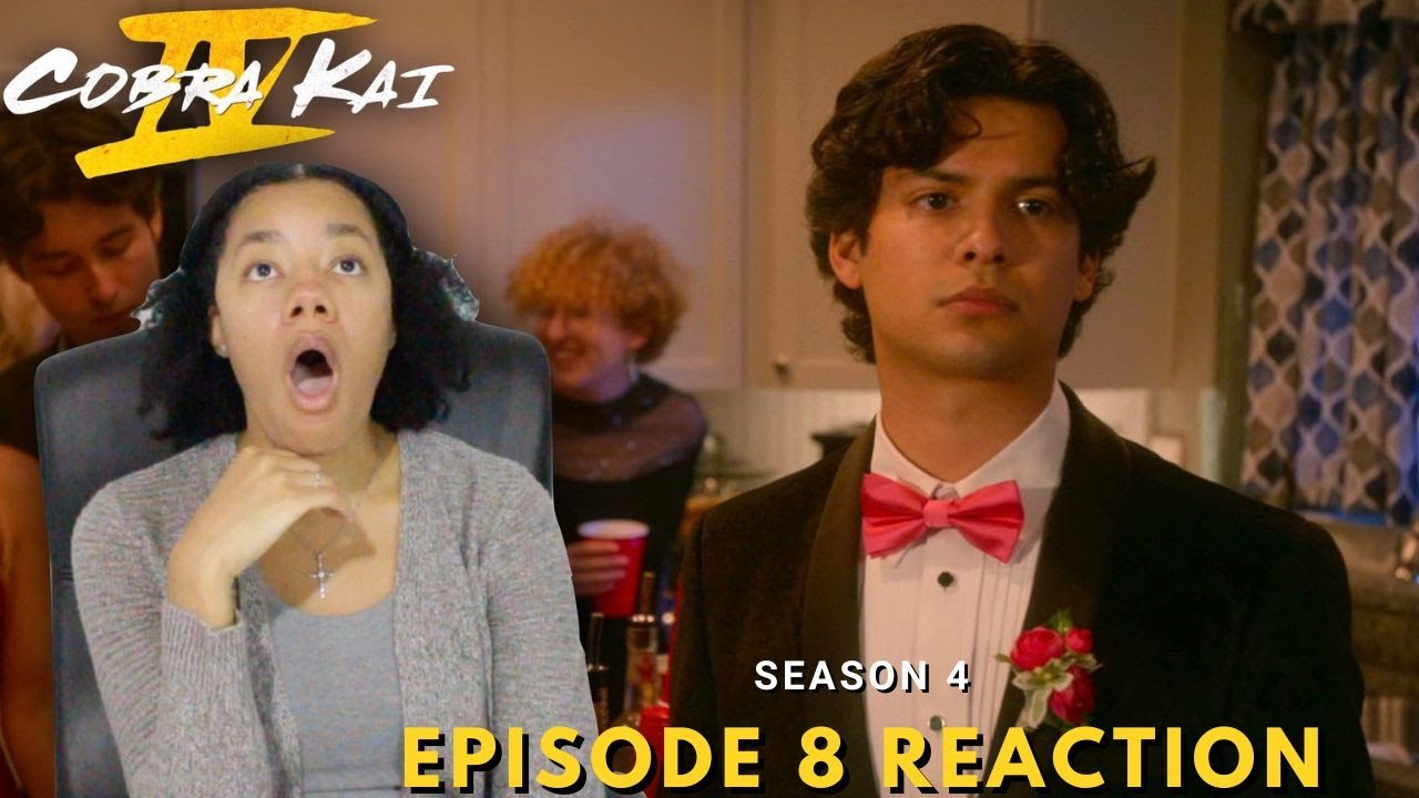FIGHT AT PROM?!!! Cobra Kai S4 E8: Party Time Reaction - YouTube