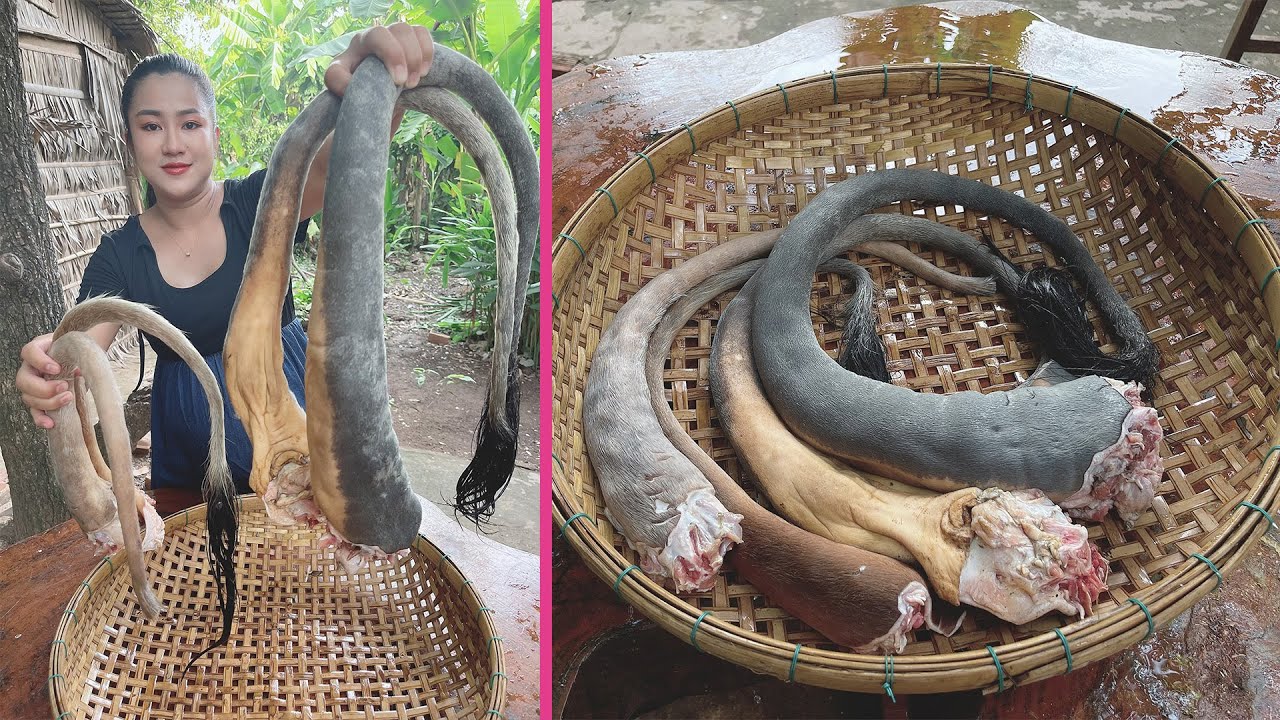 Yummy beef tail cook with the best recipe - Cooking with Sreypov - YouTube