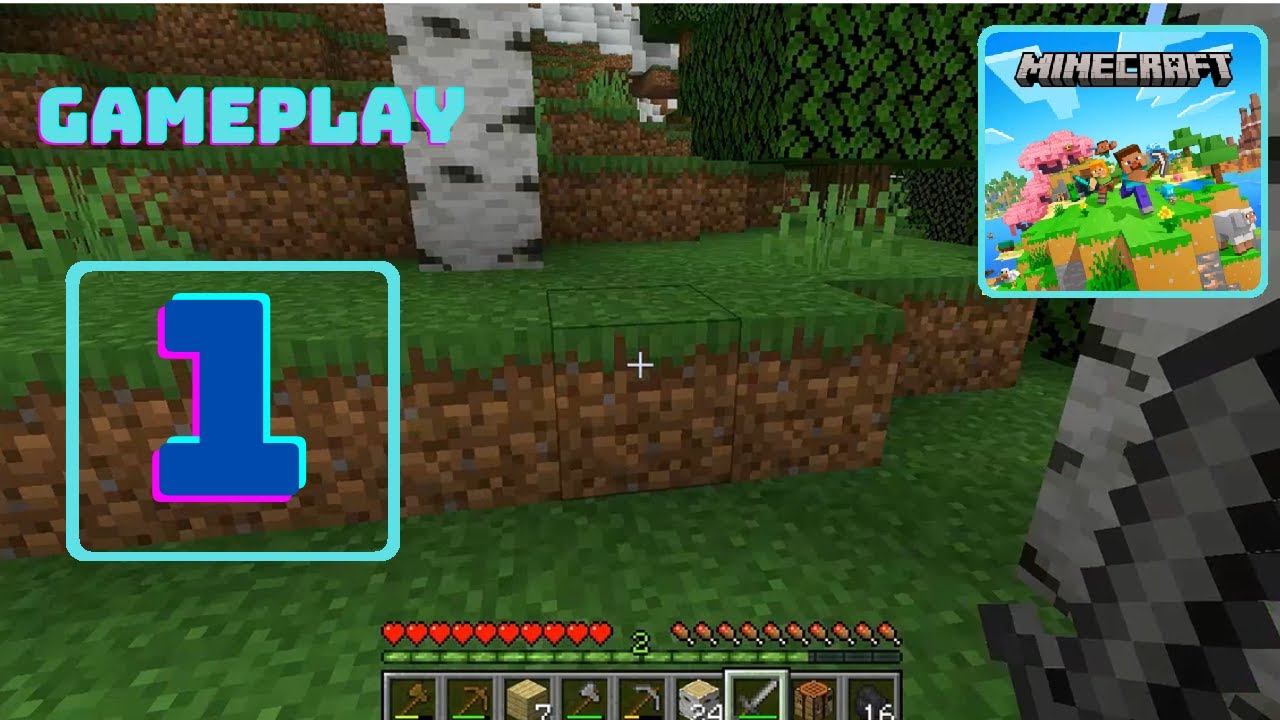 Minecraft Survival(PC) - Gameplay - Walkthrough - Episode 1 - YouTube