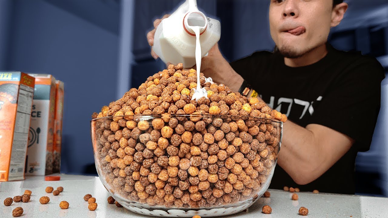 Reece's Puffs In A Bowl - YouTube