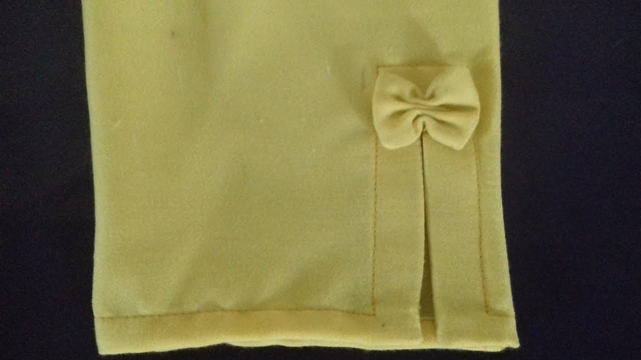 Bow Pant / Trouser Design cutting and Sewing (2) - YouTube