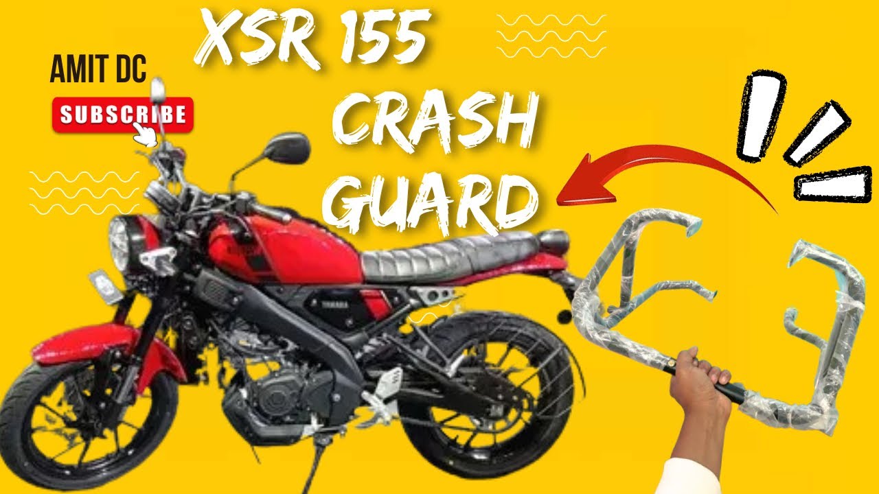 Yamaha XSR 155 Crash Guard Unboxing | Xsr 155 Crash Guard Install ...