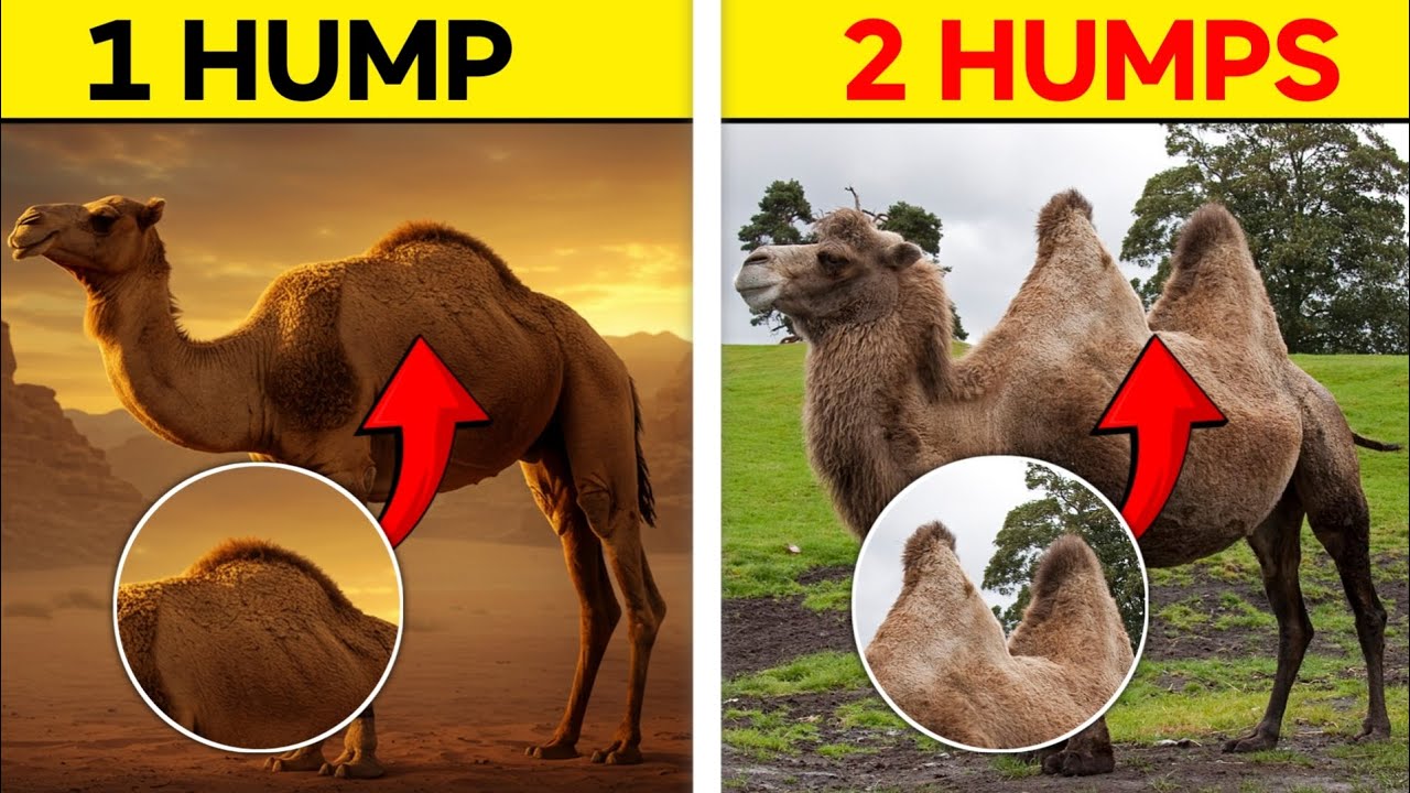 Why Do Some Camels Have Two Humps? 🤔 - YouTube
