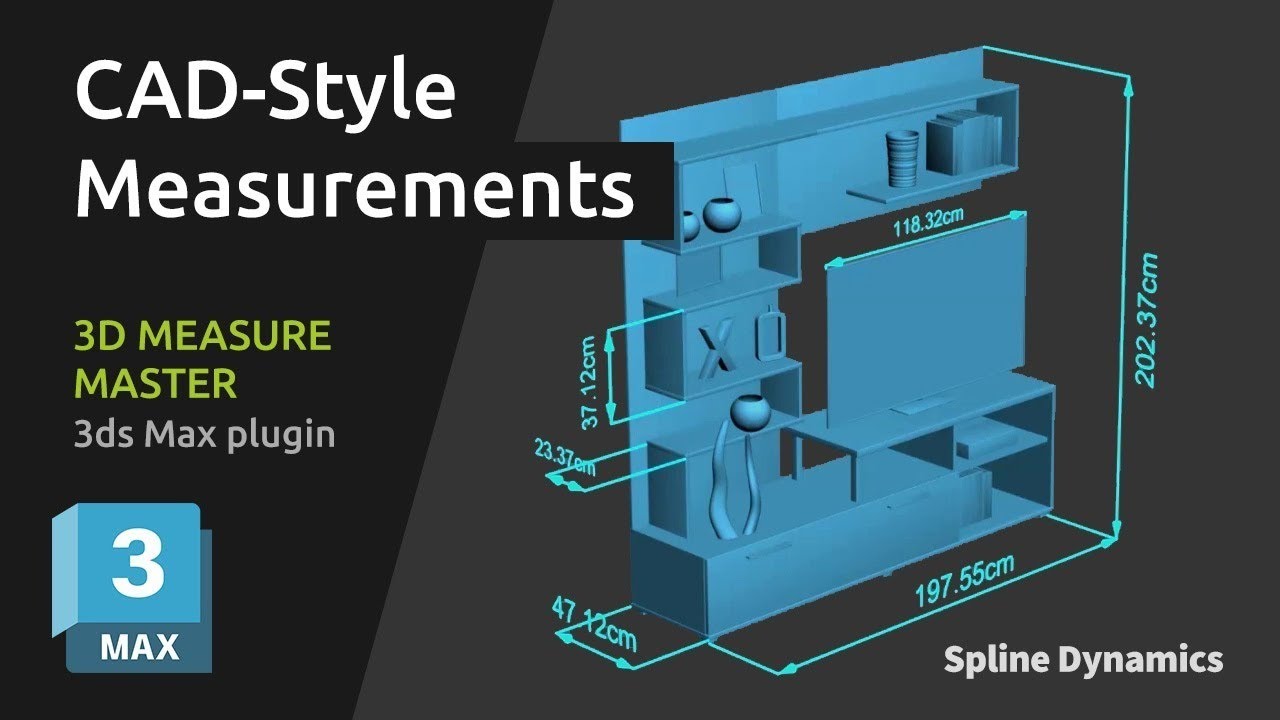 3D Measure Master – Complete Tutorial for 3ds Max | CAD Style 3D ...