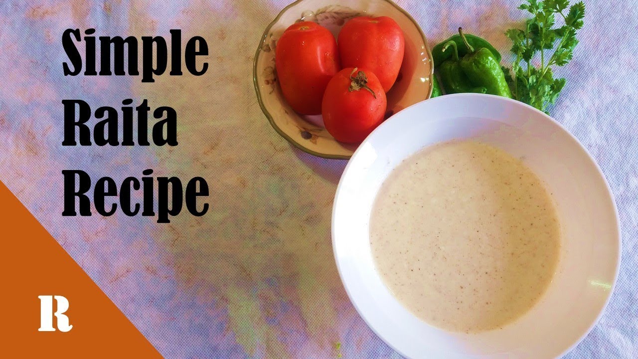 Simple Raita Recipe by Razia's DailyLife - YouTube