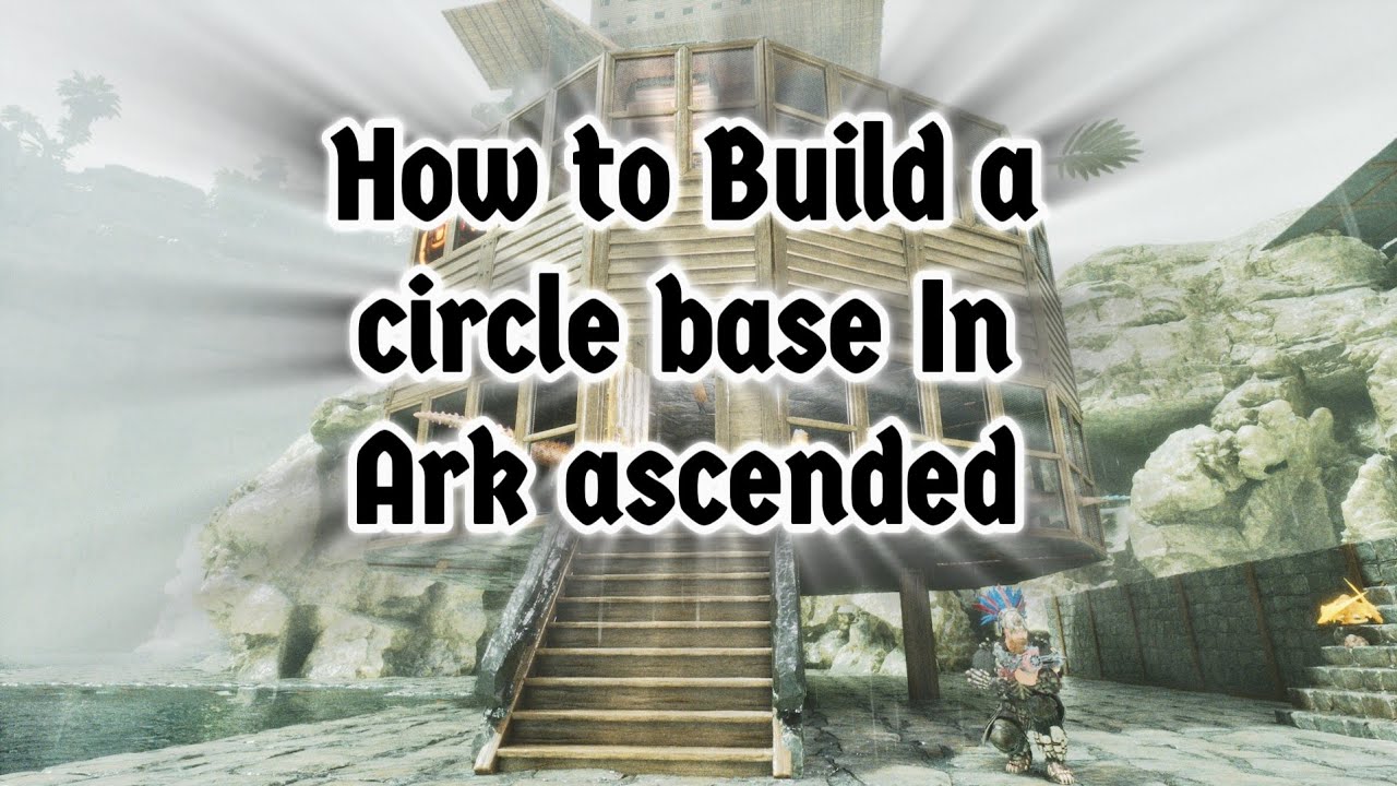 How to make a circle base in Ark ascended!!! - YouTube