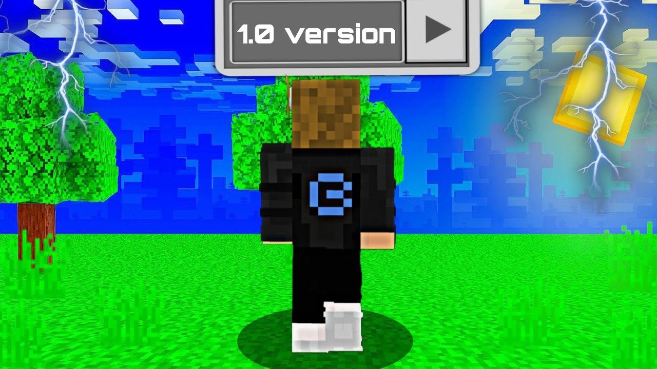 I Play The First Ever Version Of Minecraft | Minecraft 1.0 - YouTube