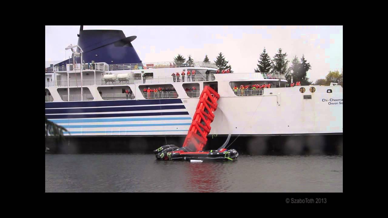 Marine Escape System - Chi Cheemaun - YouTube