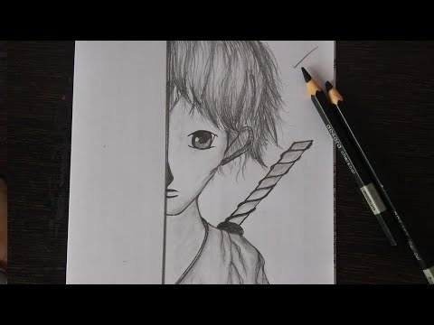 How to Drawing Anime Boy Ninja | Easy anime draw step by step | Easy ...