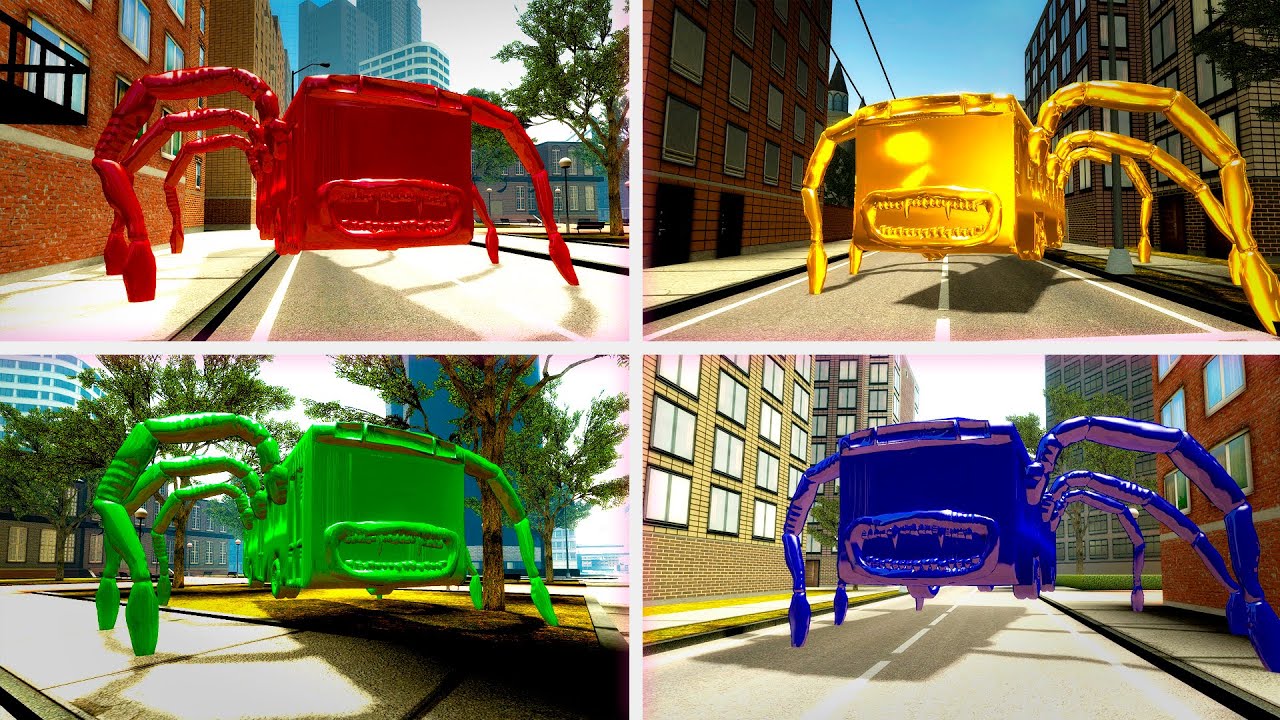 ALL COLORS BUS EATER, GOLD, EMERALD, RUBY, DIAMOND. I am Spider-man ...