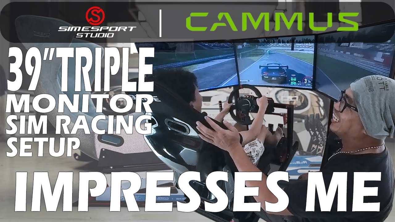 Triple Monitor 39 inch | Setup | Sim Racing - YouTube