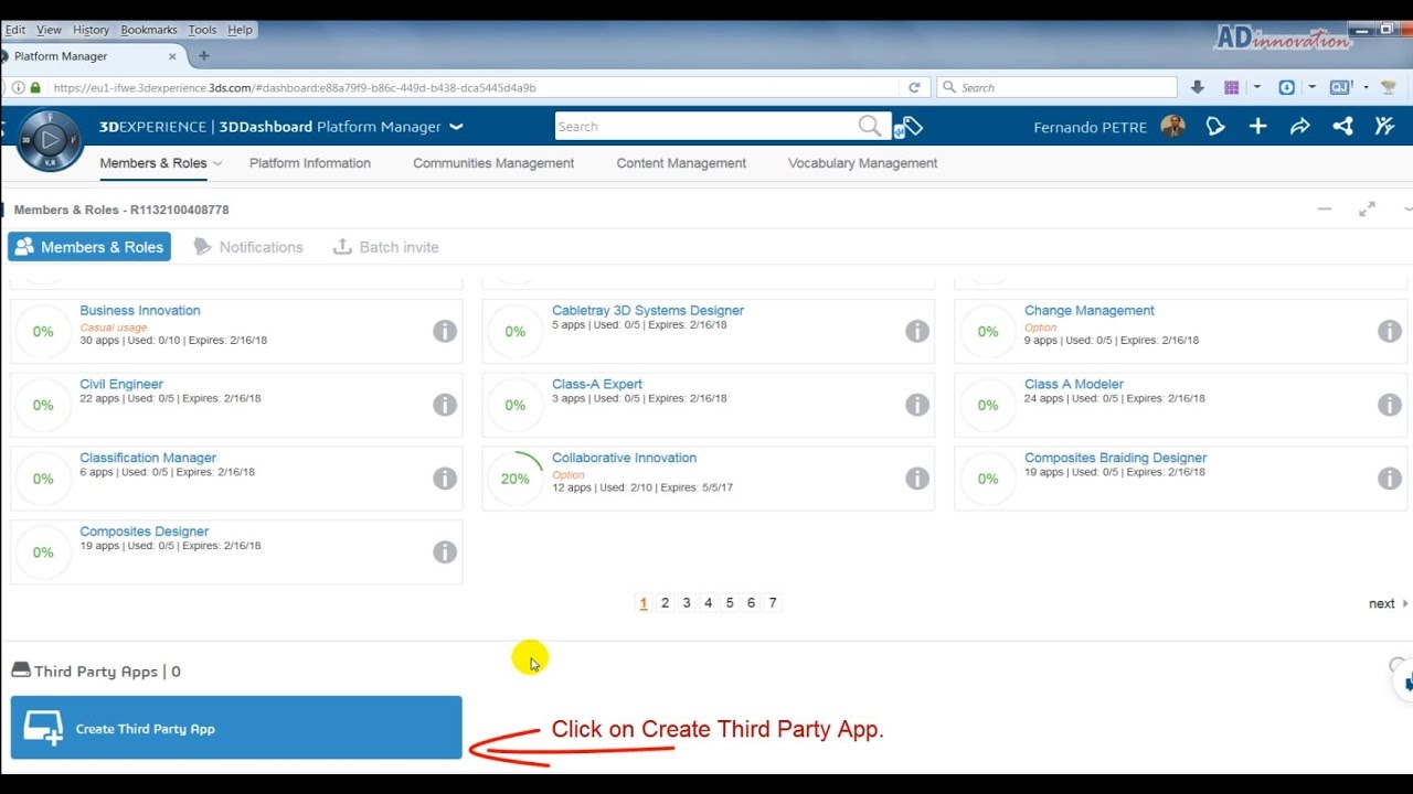 3DEXPERIENCE_2017x_Cloud_Adding_Third_Party_App - YouTube